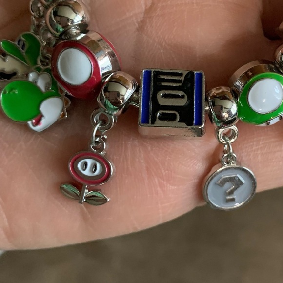 Pandora | Jewelry | Pandora Pave Clasp Bracelet W Super Mario Bros ...